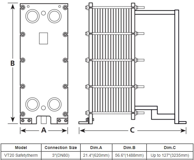 Gioăng trao đổi nhiệt VT20 GEA/ Kelvion — CLEAN P.H.ECLEAN P.H.E